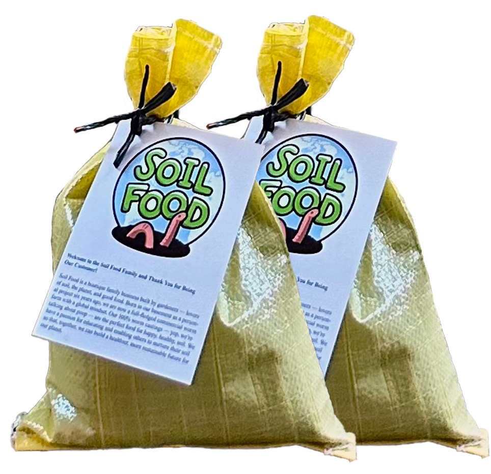Premium Worm Castings - 12lb - Soil Food Premium Worm Castings